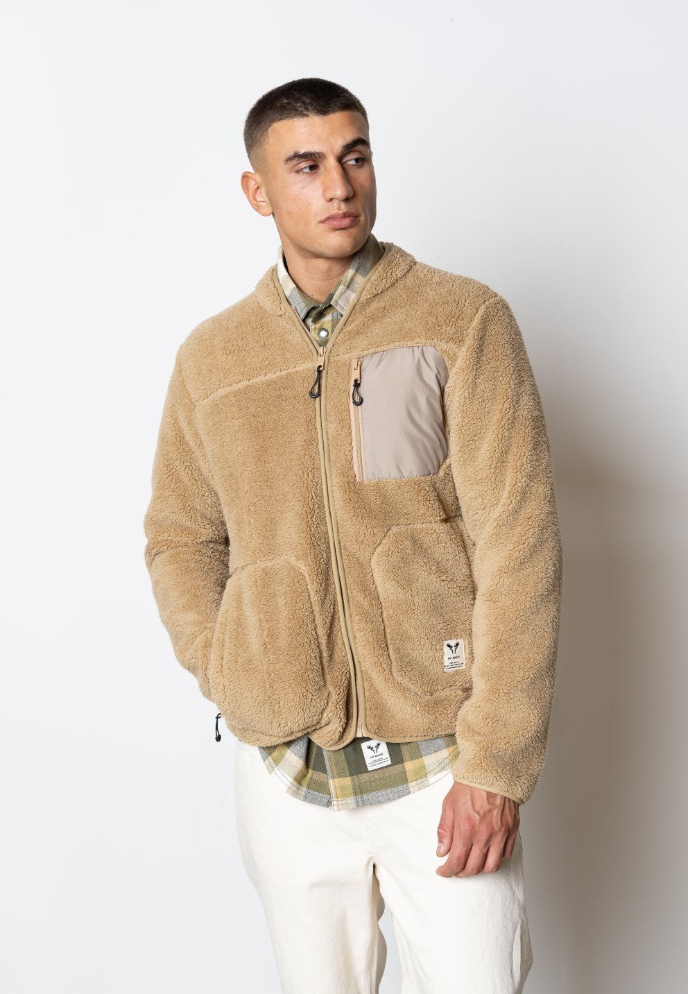 Fat Moose Wood Fleece Jacket Khaki | Jmj X Joes