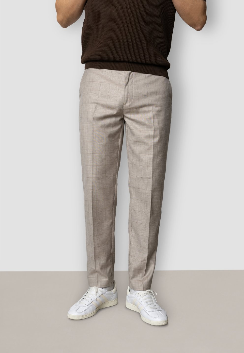 Clean Cut Mateo Pants Brown Check | Jmj X Joes